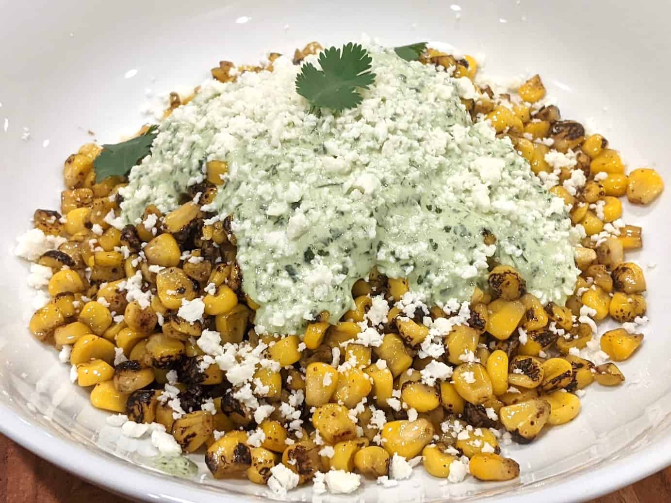 Creamy Cilantro Corn Salad
