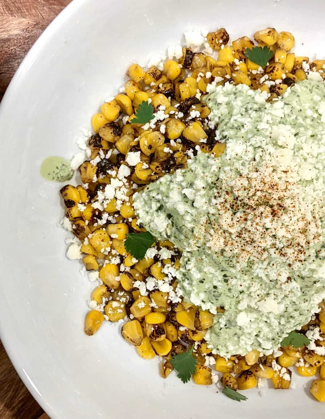 Creamy Cilantro Corn Salad